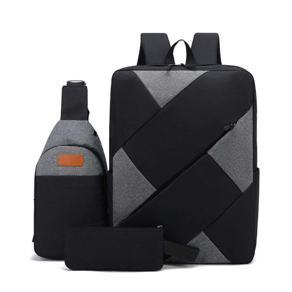 Zag 3 in 1 Laptop Backpack | School Backpack (Black) - nusrah.co